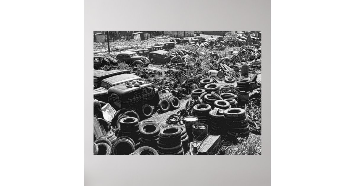 WAR SCRAP YARD 1942 POSTER | Zazzle