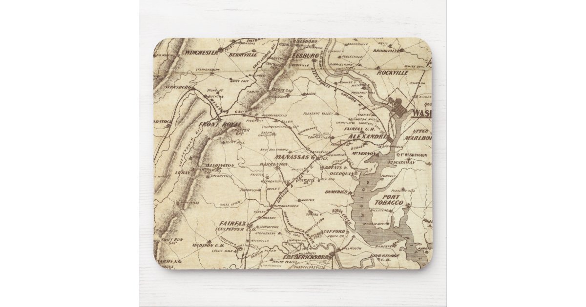 War Telegram Marking Map Mouse Pad | Zazzle