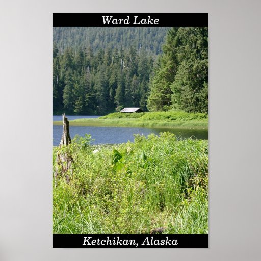 Ward Lake in Ketchikan, Alaska Poster | Zazzle