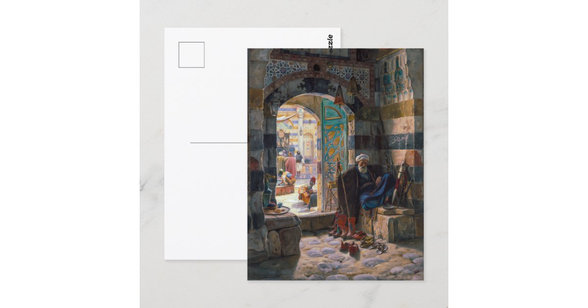 Warden of the Mosque Damascus | Bauernfeind | Postcard | Zazzle