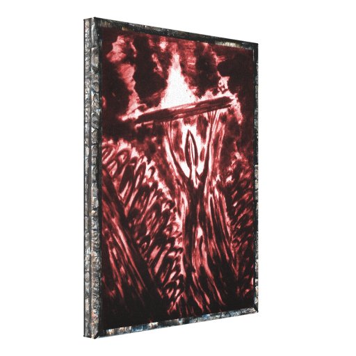 Warding Off Evil Canvas Print | Zazzle