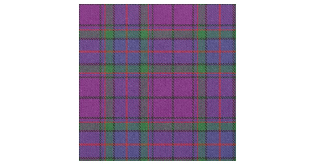 Wardlaw Family Tartan Fabric | Zazzle