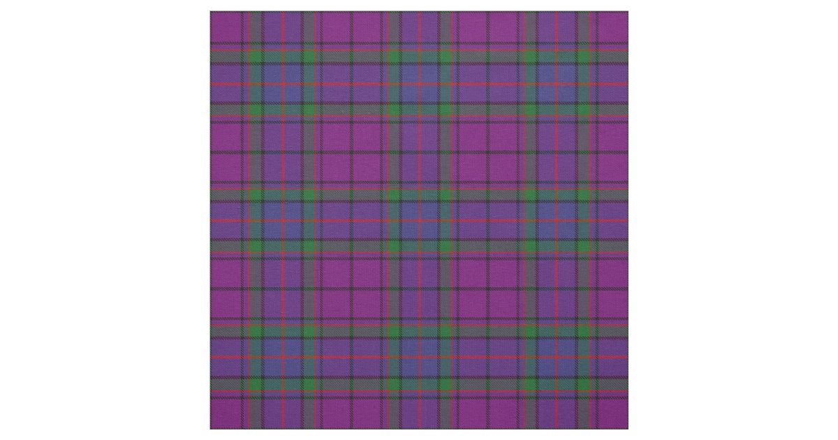 Wardlaw Family Tartan Fabric | Zazzle