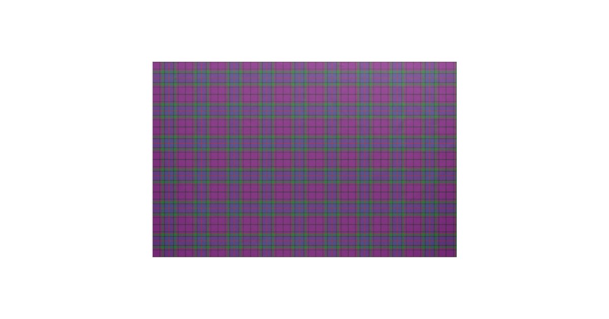 Wardlaw Family Tartan Fabric | Zazzle