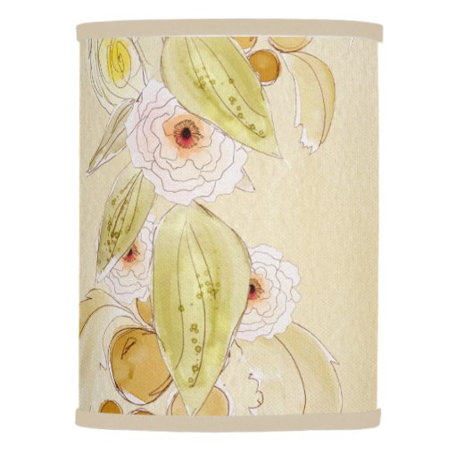 Warm Colors Floral Lamp Shade | Zazzle