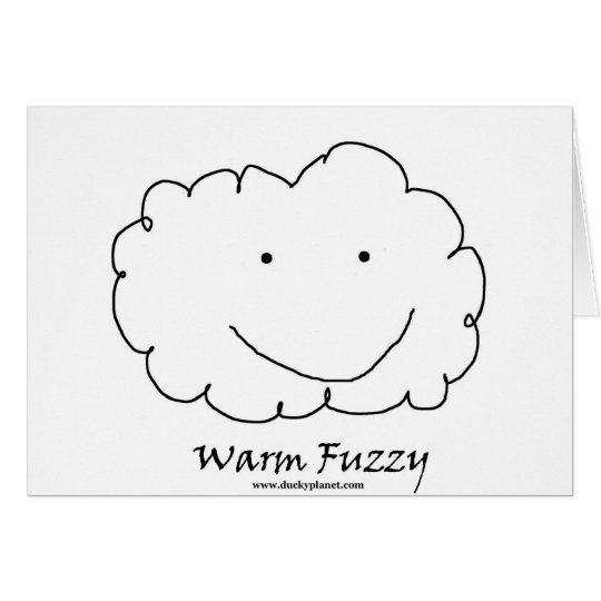 Warm Fuzzy Card | Zazzle.com