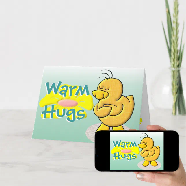 Warm Hugs Card | Zazzle