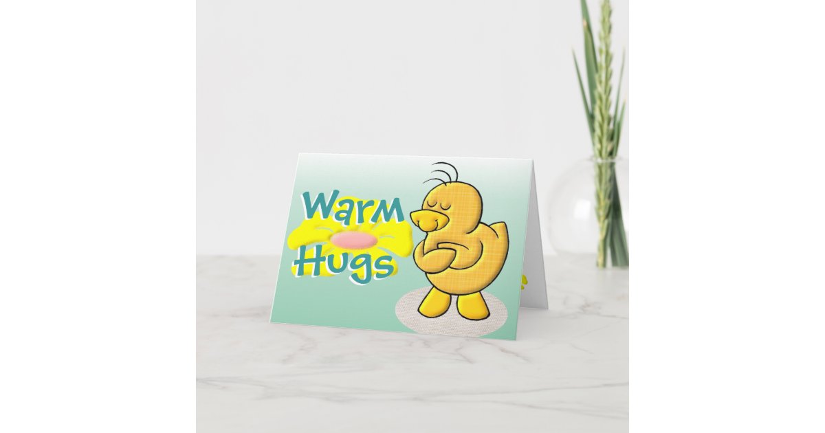 Warm Hugs Card | Zazzle