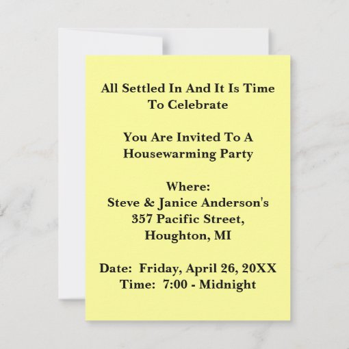 Warm & Inviting Home HOUSEWARMING PARTY INVITATION | Zazzle