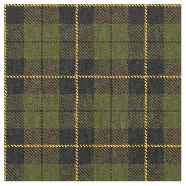 Bright Green and Yellow Gold Sporty Plaid Fabric | Zazzle