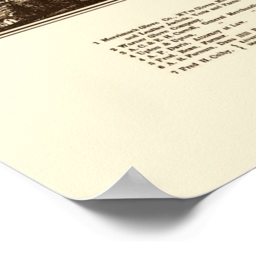 Warner, NH Panoramic Map - 1887 Poster | Zazzle