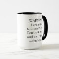 Warning Coffee Mug | Zazzle