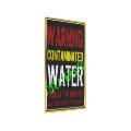Warning Contaminated Water Sign | Zazzle