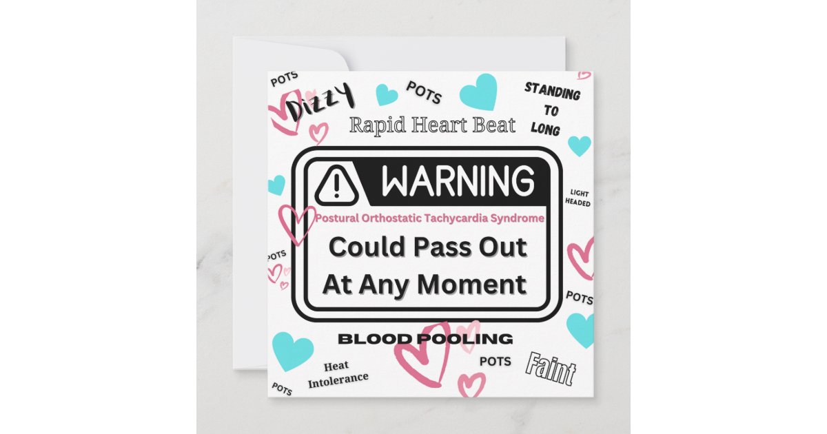 Warning! Could Pass Out Invitation | Zazzle