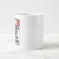 Warning Dean’s List Student Hard At Work Giant Coffee Mug | Zazzle