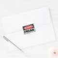 Warning FREAK Sticker | Zazzle