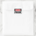 Warning FREAK Sticker | Zazzle