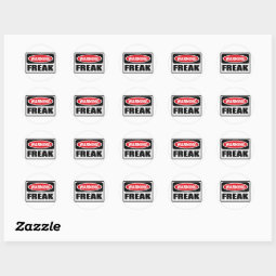 Warning FREAK Sticker | Zazzle
