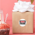 Warning FREAK Sticker | Zazzle