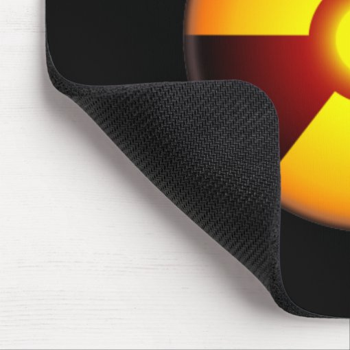 Warning Nuclear Radiation Mouse Pad | Zazzle