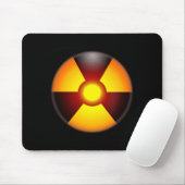 Warning Nuclear Radiation Mouse Pad | Zazzle