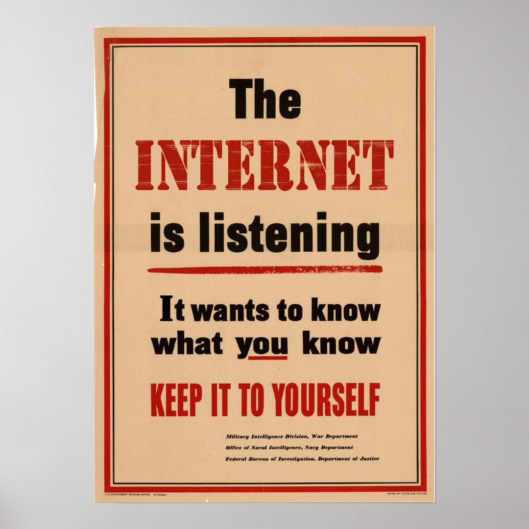 Warning! Poster | Zazzle