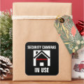 WARNING SECURITY CAMERAS IN USE STICKER | Zazzle