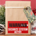 Warning Security System Active Stickers | Zazzle