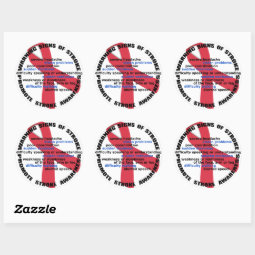 Warning Signs of Stroke Stickers | Zazzle