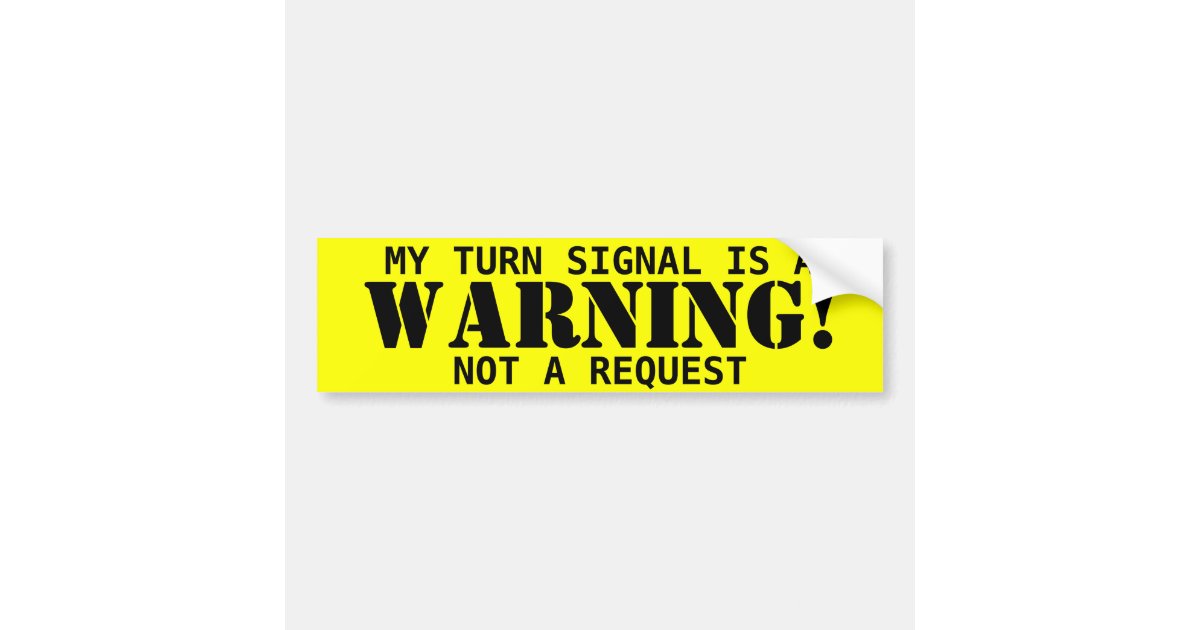 Warning! sticker | Zazzle