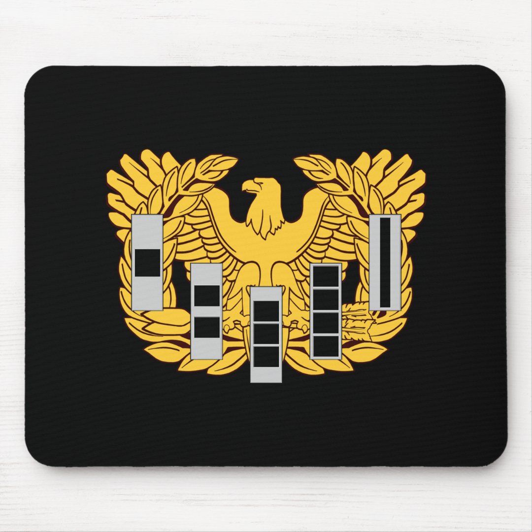 Warrant Officer Mousepad | Zazzle