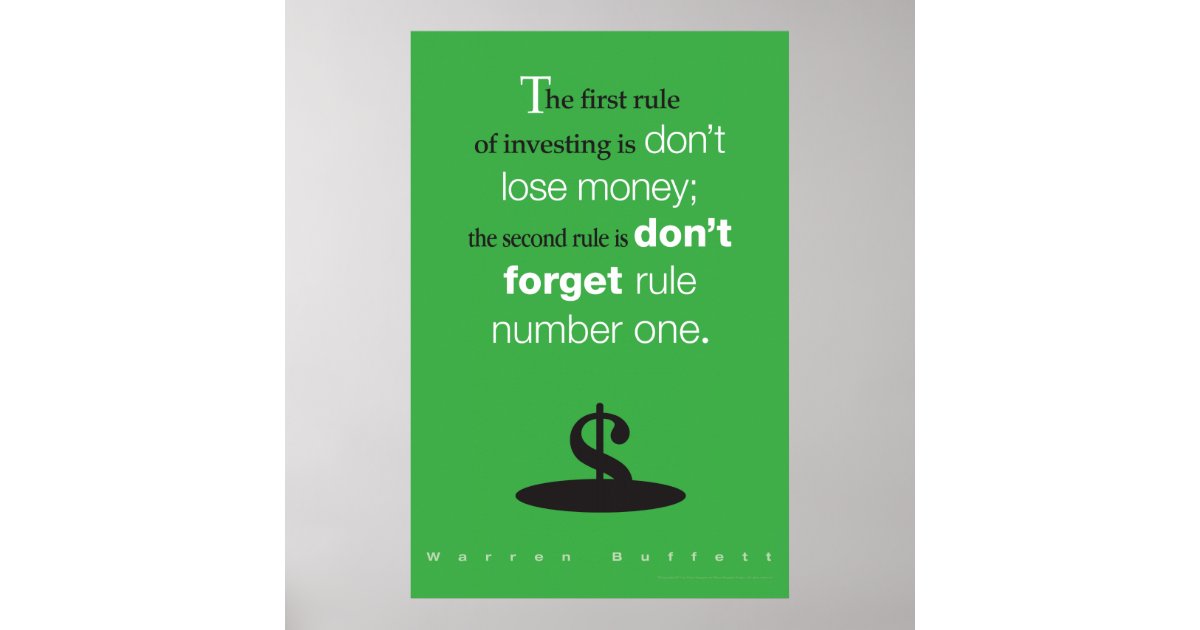 Warren Buffett poster | Zazzle