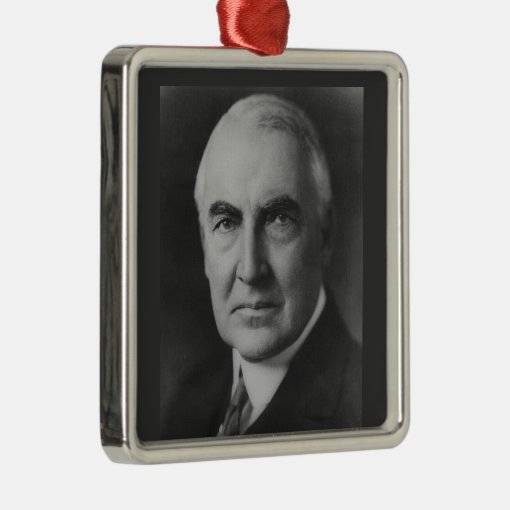 Warren G. Harding Metal Ornament | Zazzle