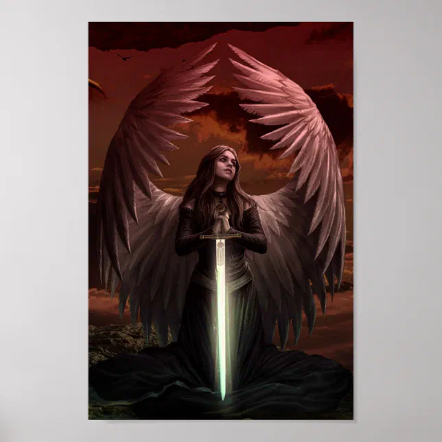 Warrior Angel Poster | Zazzle