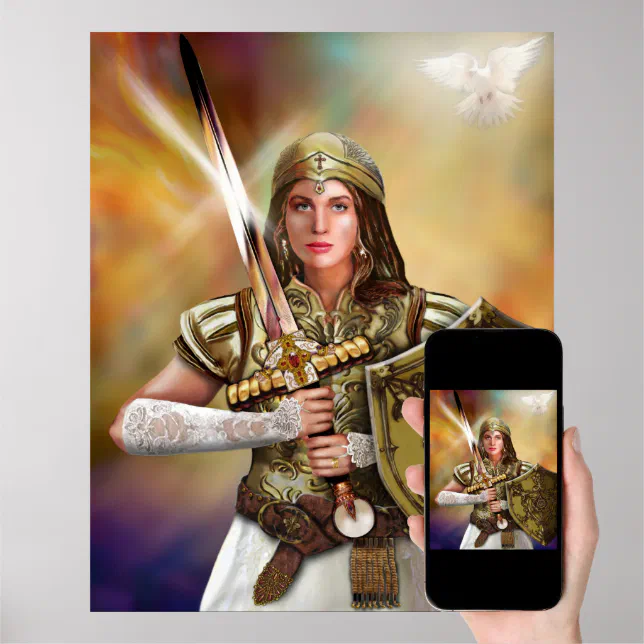 Warrior Bride of Christ Poster | Zazzle