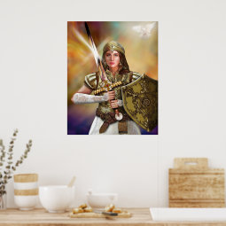Warrior Bride of Christ Poster | Zazzle