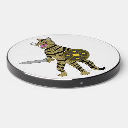 Warrior Cat Wireless Charger | Zazzle