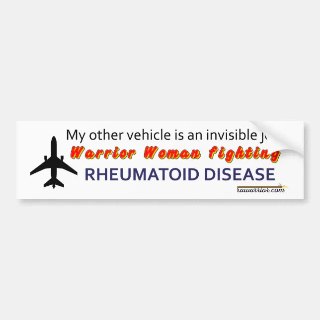 Warrior Woman fighting RA / RD Bumper Sticker | Zazzle
