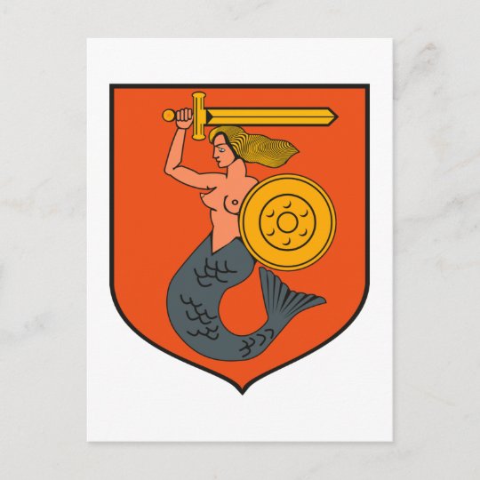 Warsaw Coat of Arms Postcard | Zazzle.com