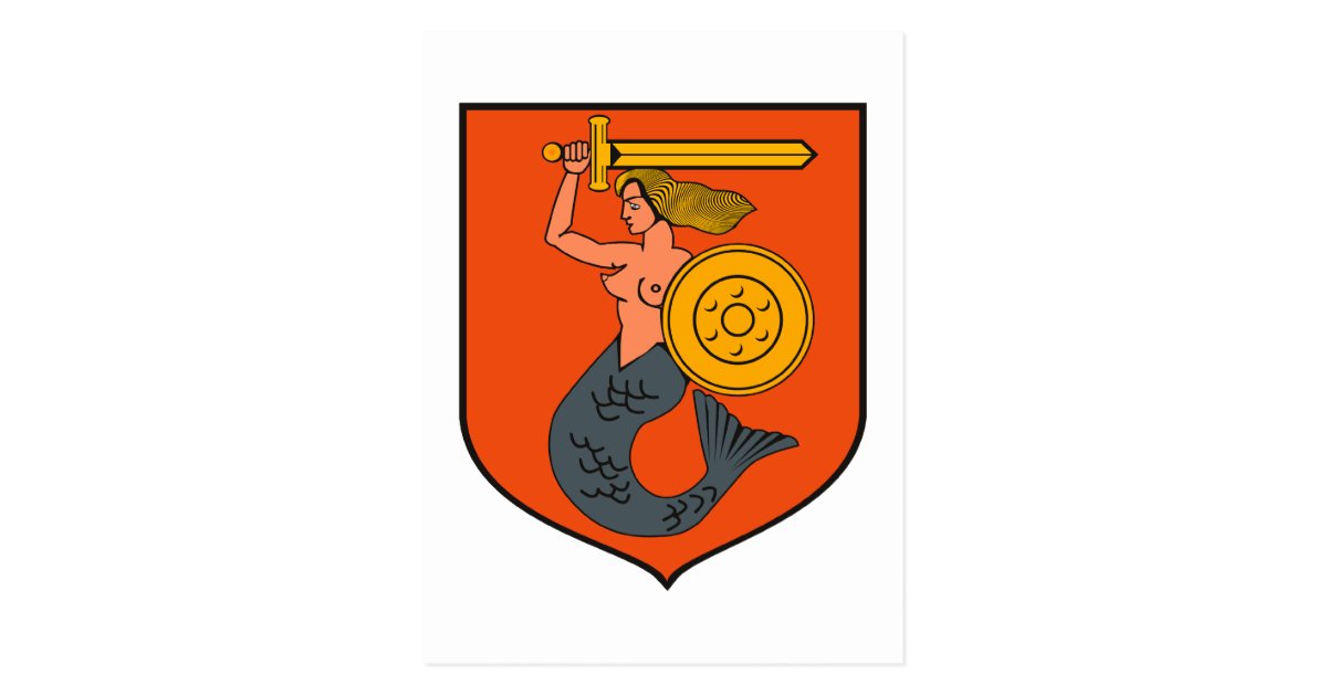 Warsaw Coat of Arms Postcard | Zazzle.com