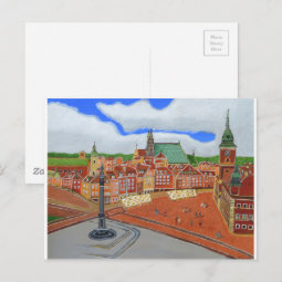 Warsaw-Old Town Postcard | Zazzle