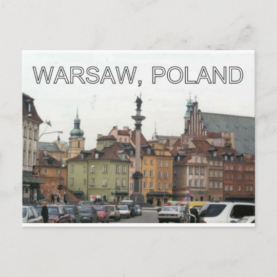 WARSAW POLAND STARE MIASTO OLD TOWN v.2 Postcard | Zazzle.com