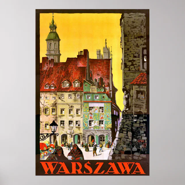 Warsaw Poster | Zazzle