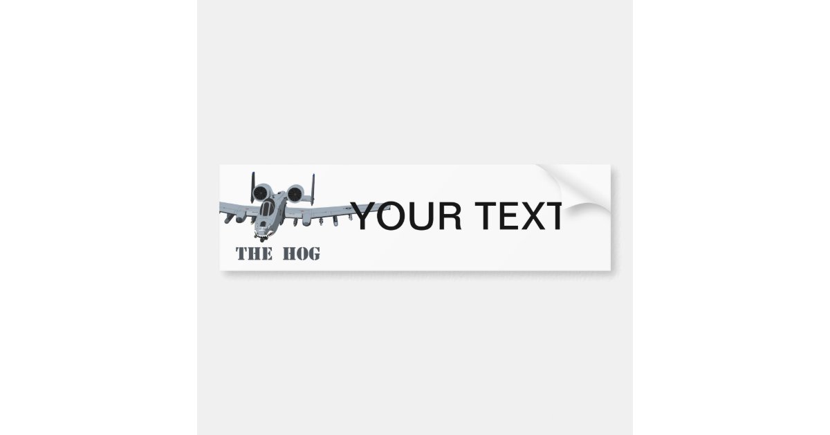 Warthog Bumper Sticker | Zazzle