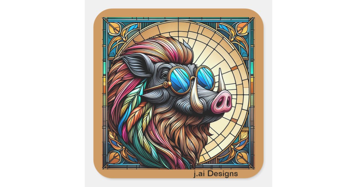 Warthog Sticker | Zazzle