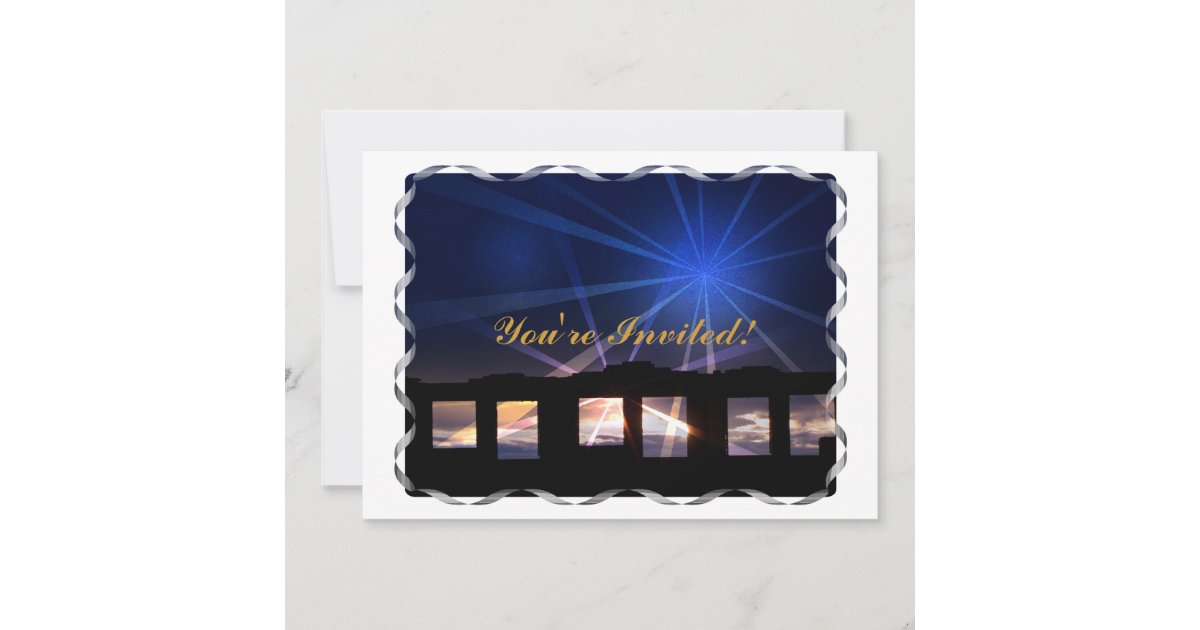 WARTIME GHOSTS WALES UK INVITATION | Zazzle