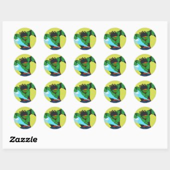 Wasabi Supercharged Classic Round Sticker | Zazzle
