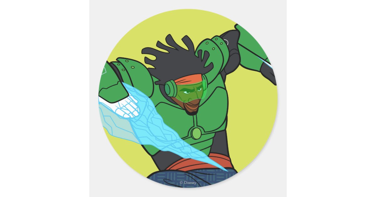 Wasabi Supercharged Classic Round Sticker | Zazzle