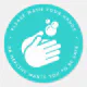 Wash Your Hands - Hand Washing Coronavirus & Flu Classic Round Sticker ...