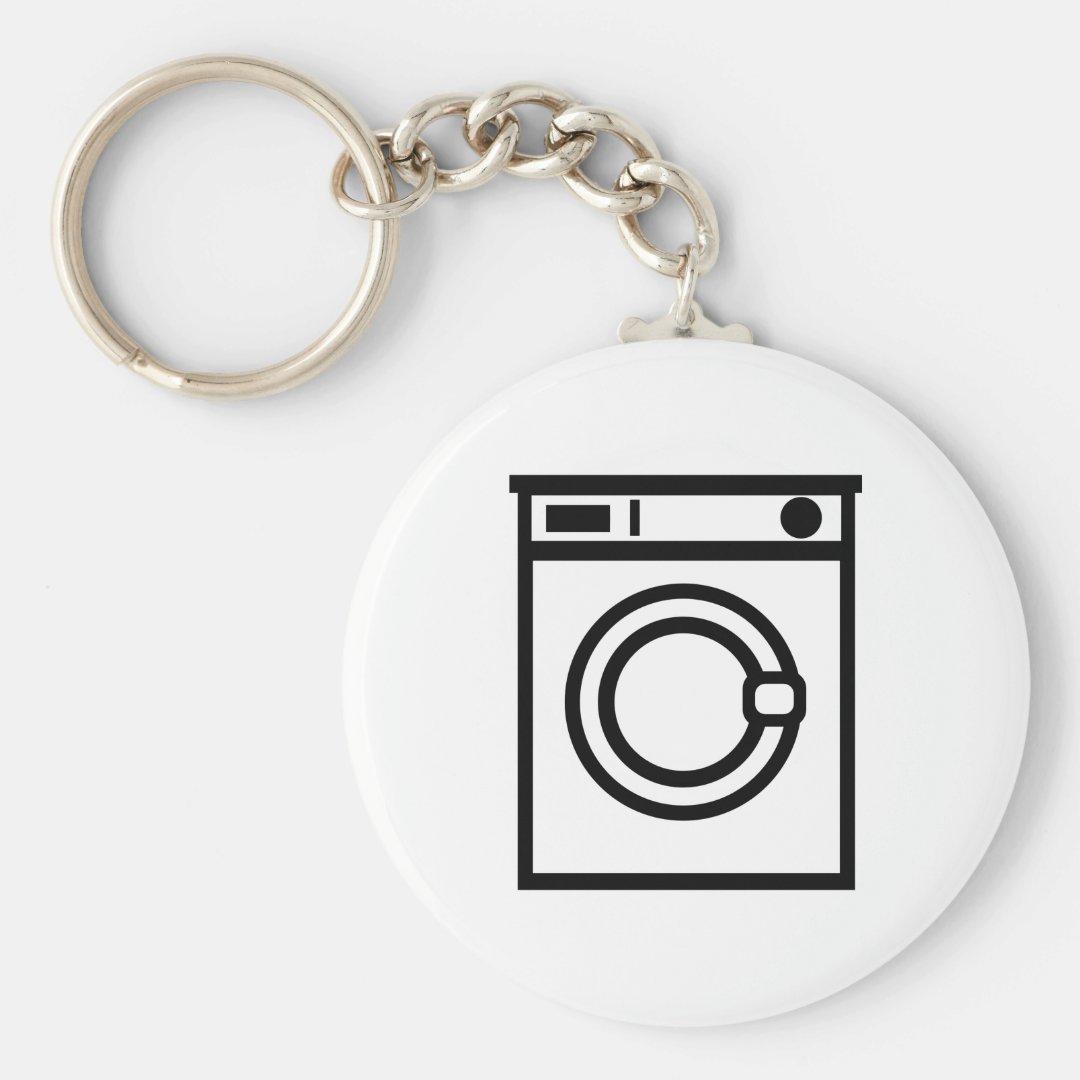 Washing machine keychain | Zazzle